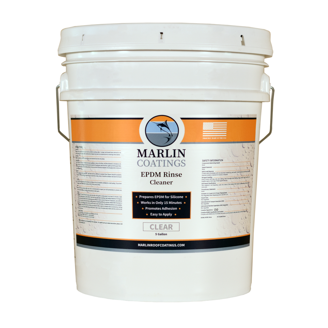 EPDM Rinse Cleaner | Deep Clean and Prime EPDM for Top Coat